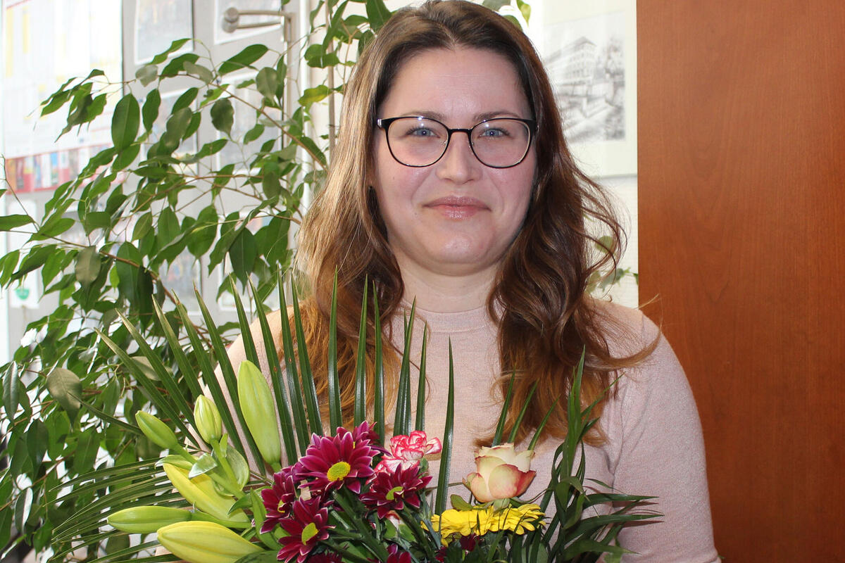 Herzlich willkommen, Frau Sumyk!